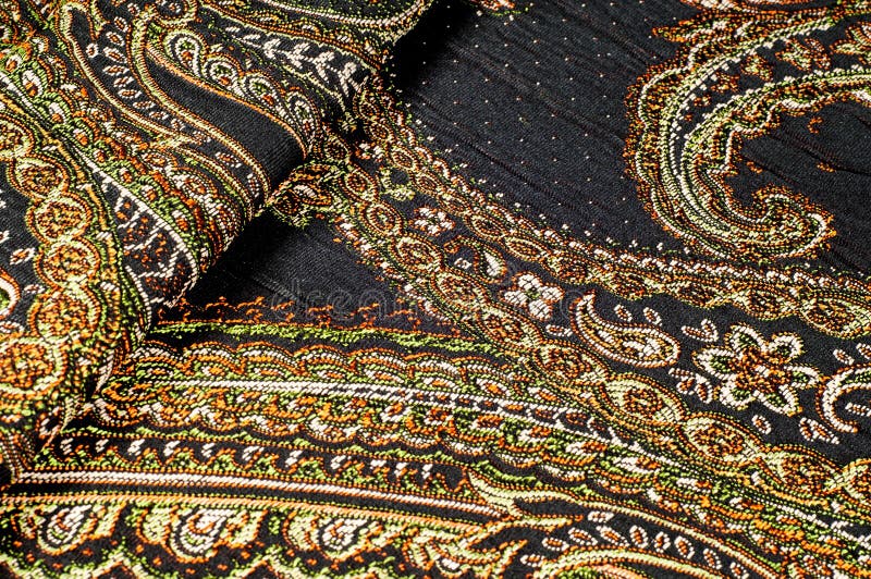 Texture Background Pattern. Cloth is Dense in Indian Style Texture ...