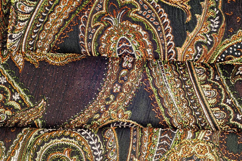 Texture Background Pattern. Cloth is Dense in Indian Style Texture ...