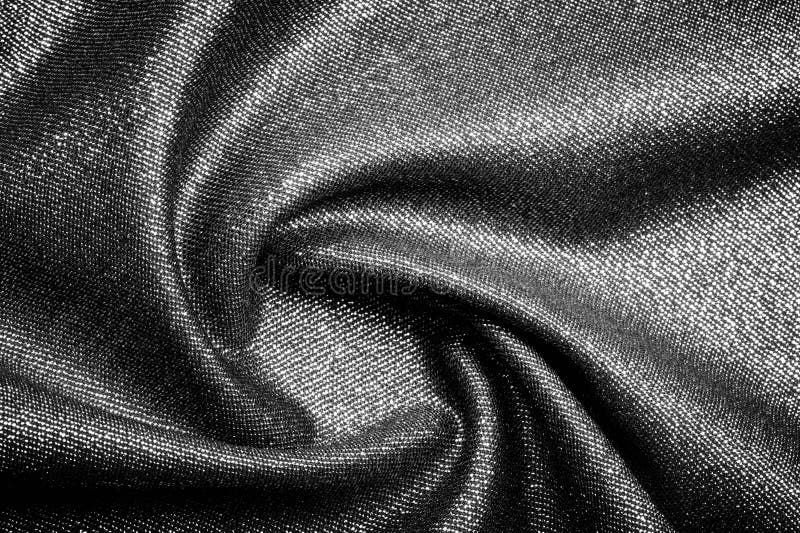 Texture, Background, Pattern. Cloth Gray Black Coated with a Metallic ...