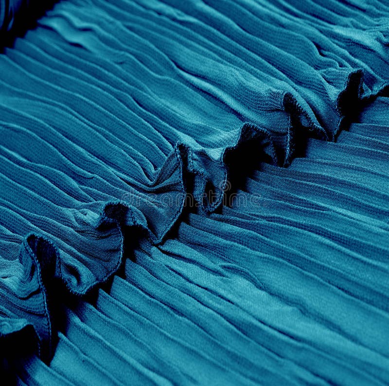 Texture, Background, Pattern, Cloth Pleated Blue. a Shiny Finished ...