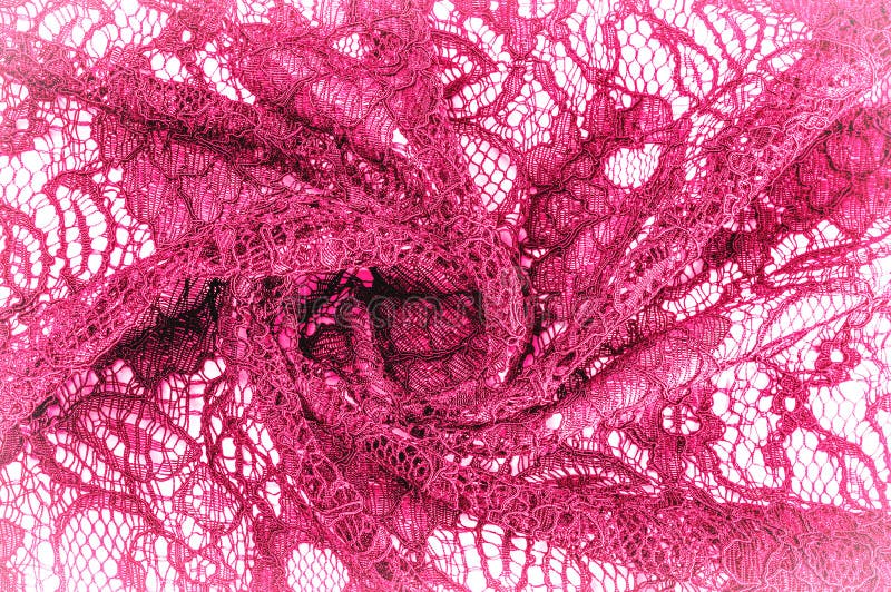 Texture, Background, Pattern. Cloth Red Lace. Background of Fabric from ...