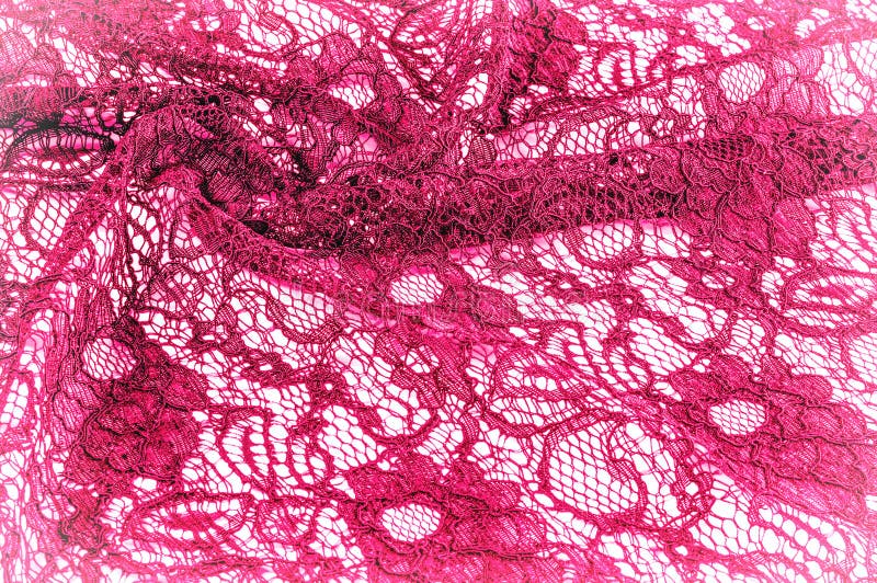 Texture, Background, Pattern. Cloth Red Lace. Background of Fabric from ...