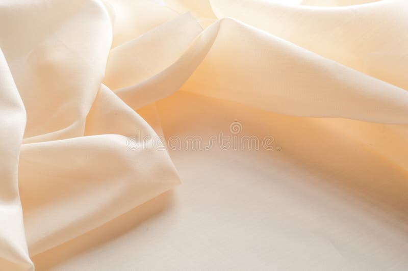 Texture Background Pattern Cloth Silk Soft Cream. Fabric for Per Stock ...