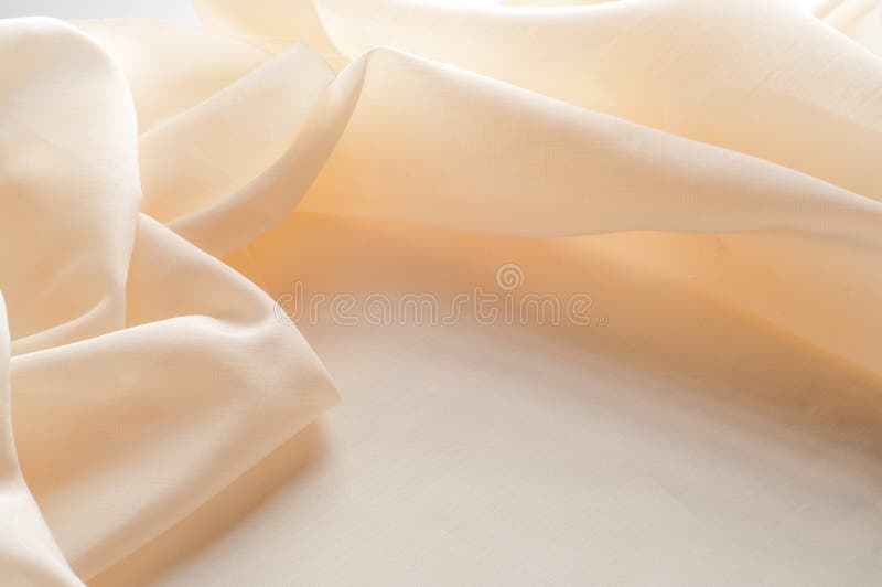 Texture Background Pattern Cloth Silk Soft Cream. Fabric for Per Stock ...