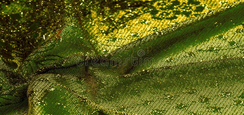 Texture, Background, Pattern, Emerald Glitter Lace Elastic Lace Pattern ...