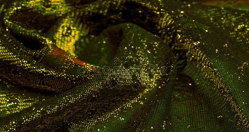 Texture, Background, Pattern, Emerald Glitter Lace Elastic Lace Pattern ...