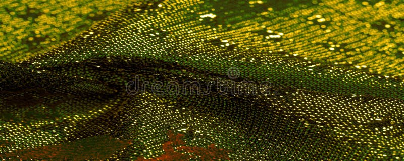 Texture, Background, Pattern, Emerald Glitter Lace Elastic Lace Pattern ...