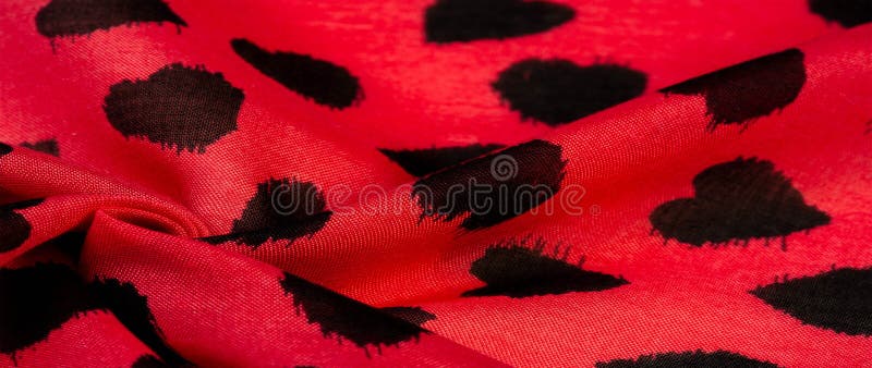 Texture, Background, Pattern, Postcard, Silk Fabric, Red Fabric Print ...