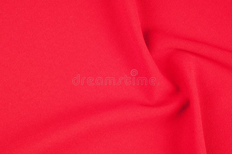 Texture, Background, Pattern. Red Cloth Stock Photo - Image of curvy ...
