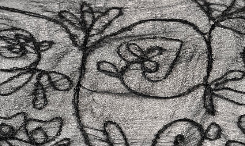 Texture Background Pattern, Silk Fabric, Black Lace Pattern, High ...