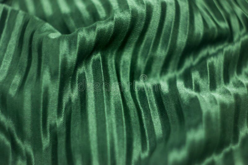 Texture, Background, Pattern, Silk Fabric of Green Color. Green Silk ...