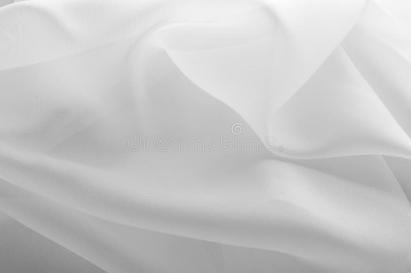 Texture, Background, Pattern. Silk Fabric is Transparent, White Stock ...
