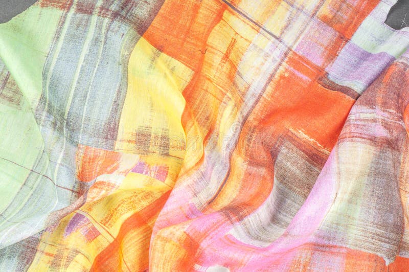 Texture Background Pattern. Silk Thin Fabric, Abstract Pattern O Stock ...