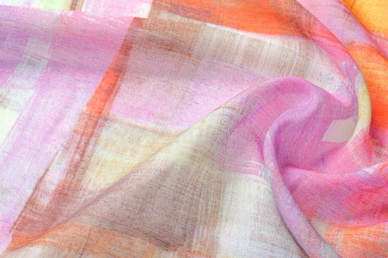 Texture Background Pattern. Silk Thin Fabric, Abstract Pattern O Stock ...