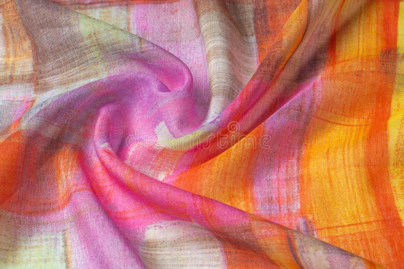 Texture Background Pattern. Silk Thin Fabric, Abstract Pattern O Stock ...