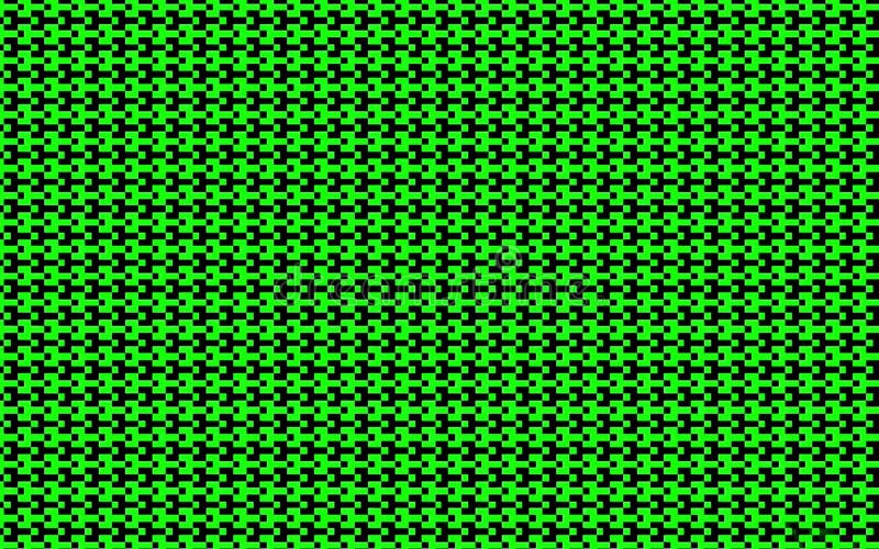 Texture Background Pattern with Simple Black and Green Square Geometric ...
