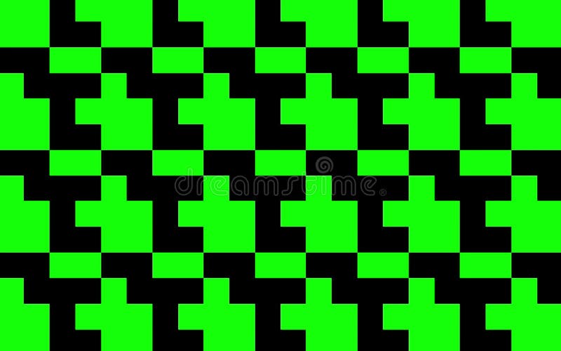 Texture Background Pattern with Simple Black and Green Square Geometric ...