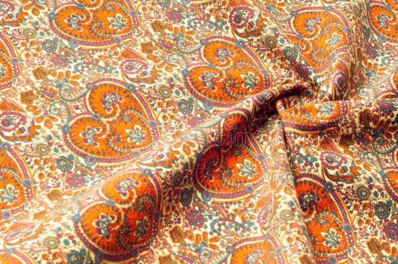 Texture Background Pattern. Traditional Indian Paisley Pattern Stock ...