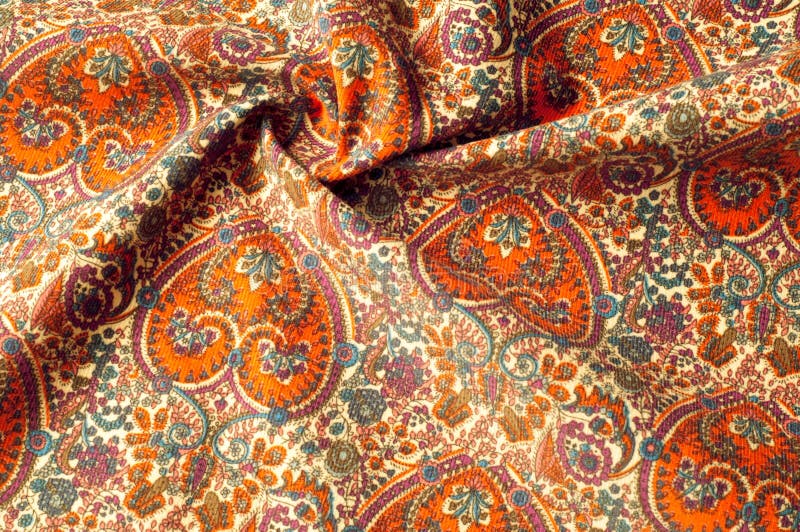 Texture Background Pattern. Traditional Indian Paisley Pattern Stock ...