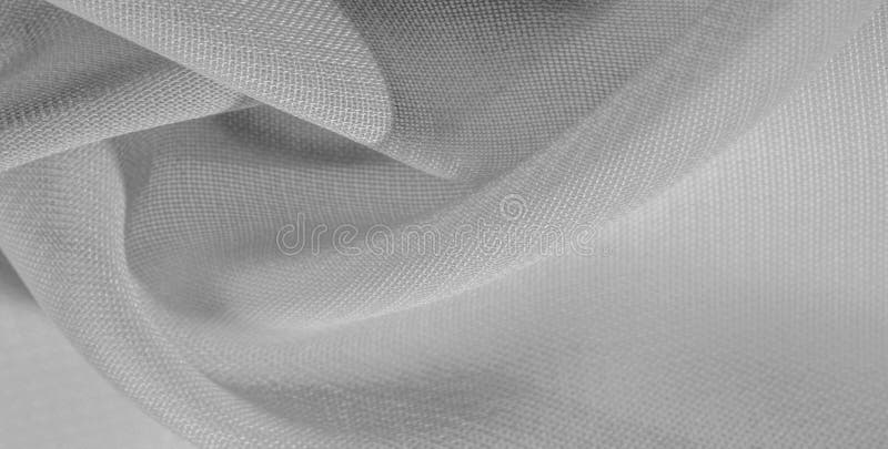 Texture Background Pattern of White Silk Fabric. this Silk Organza Has ...