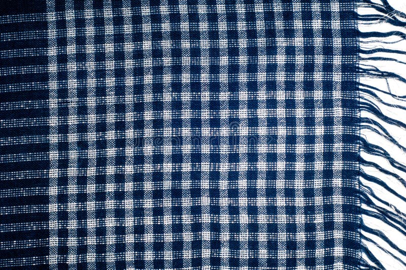 Texture, Background, Pattern. a Woman S Headscarf is Dark Blue Stock ...