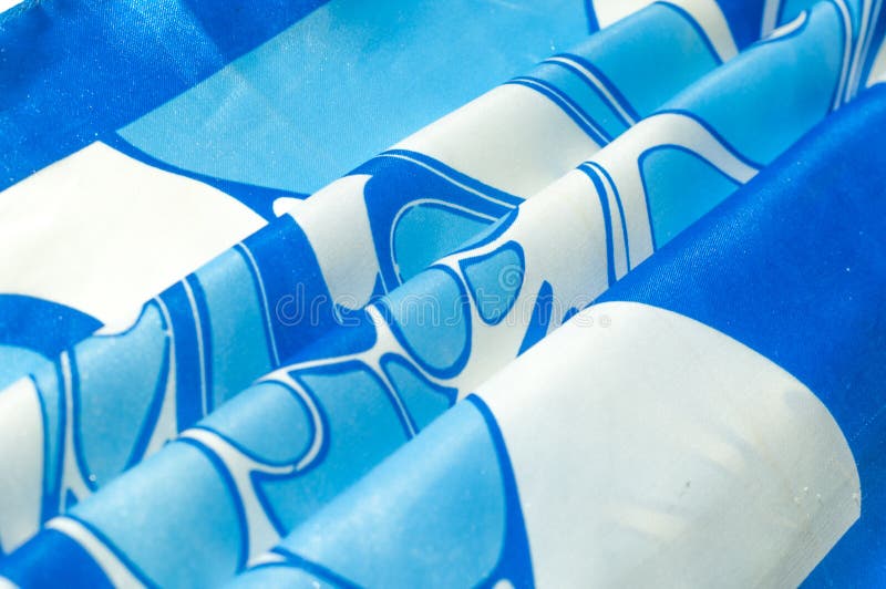 Texture, Background, Pattern. a Woman S Silk Handkerchief Stock Photo ...