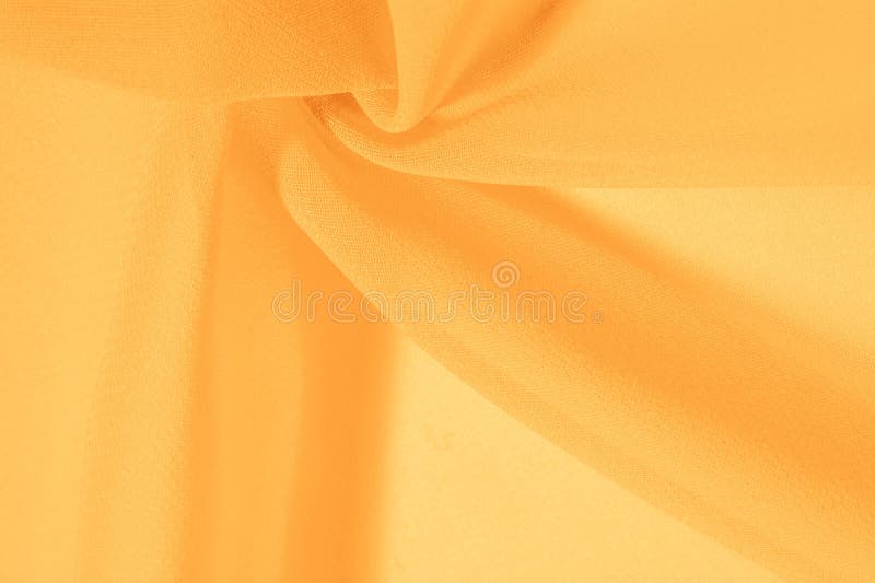 Texture Background Pattern. Yellow Silk Fabric with a Subtle Matte ...