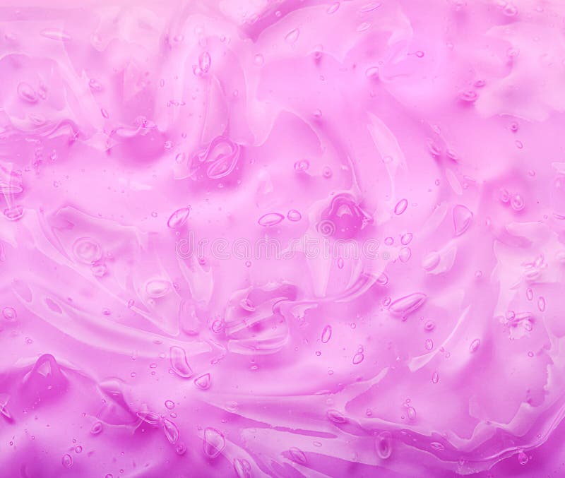 Texture Pink Gel with Bubbles Stock Image - Image of drop, jelly: 98834749