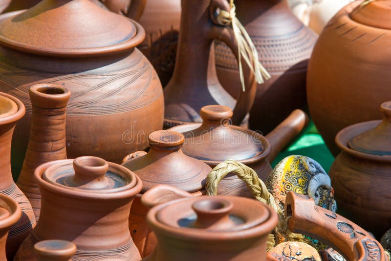 Texture, Background. Pottery Stock Photo - Image of ceramic, colorful ...