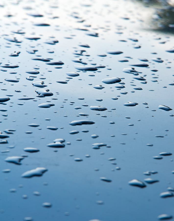 Texture Background. Raindrops on Paintwork Stock Image - Image of arch ...