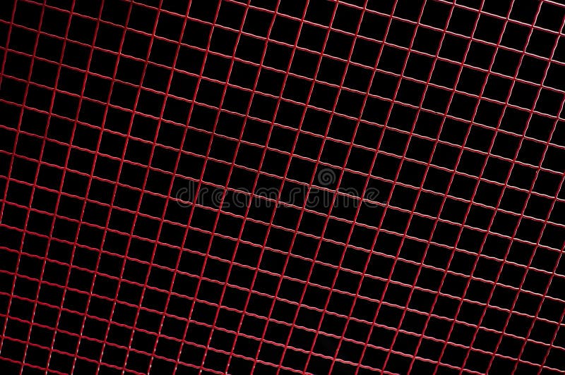Texture Background Red Grid on a Black Background. Decorative Ceiling ...