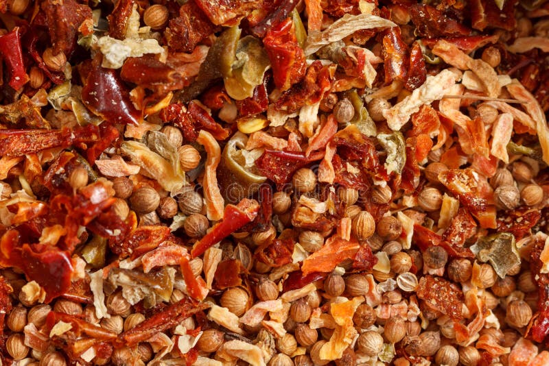 Seamless Texture Background of Spices Stock Image - Image of herb ...