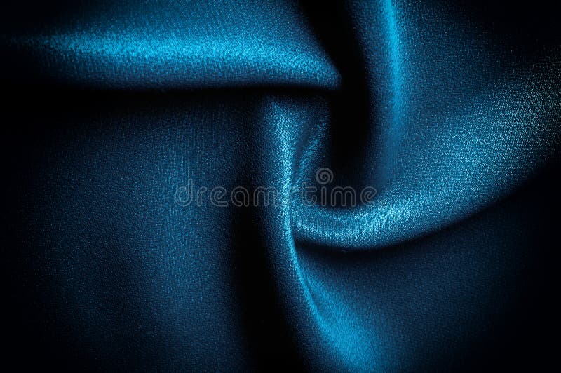 Texture, Background. Template. Silk Fabric Blue, Blue Silk Drape Stock ...