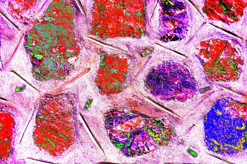 Texture and Background of a Wall Made of Rough-hewn Stones. Image with ...