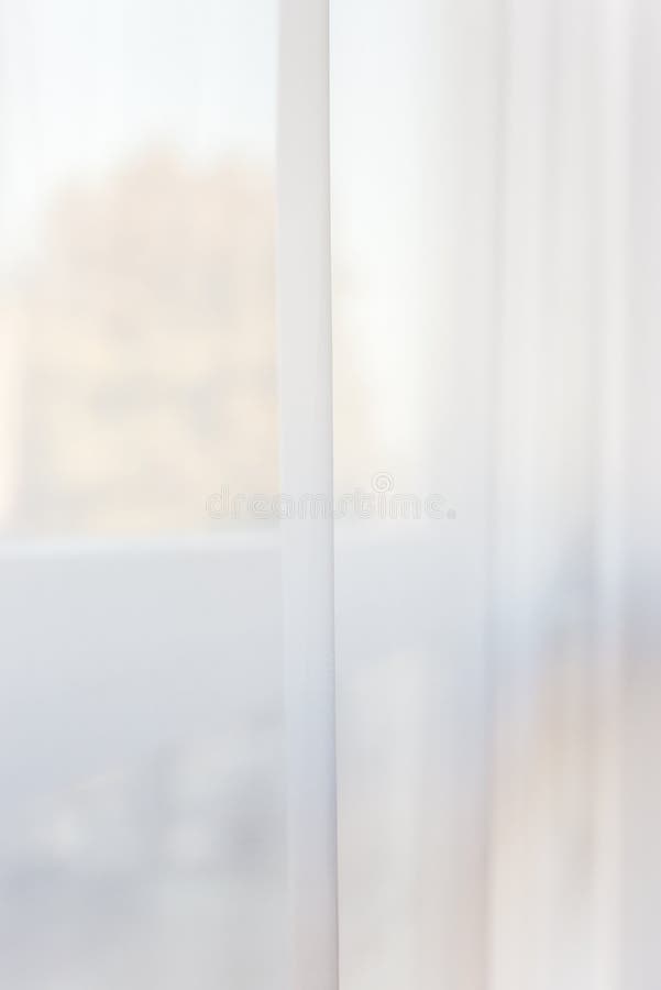 Texture on the Background. Waves of White Curtains on the Whole Frame ...