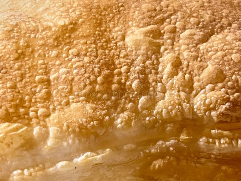 Texture of Baked Surface. Crispy Crust of a Bun or Bread Stock Photo ...