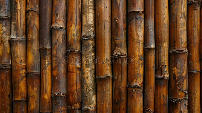 Texture with Bamboo Wood Colored Pattern Stock Illustration ...