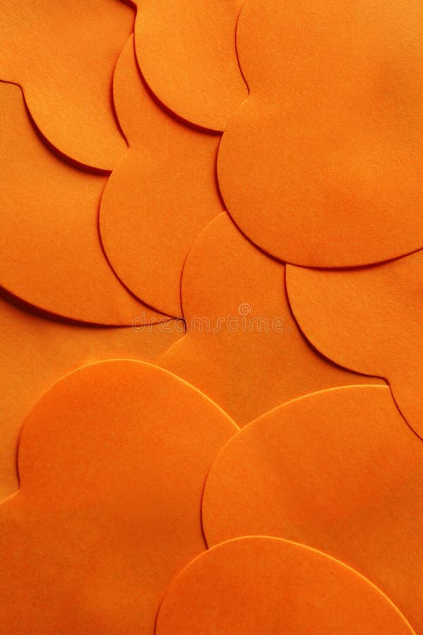 Texture of Beautiful Orange Material As Background, Closeup Stock Photo ...