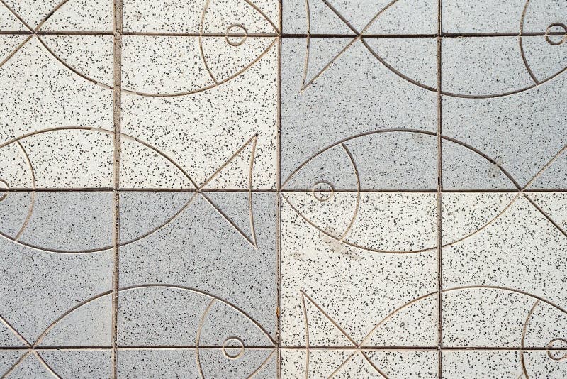 Texture of Beautiful Outdoor Tiles with Fish. Backgrounds Stock Image ...