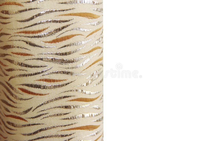 The Texture of Beige Curtain Fabric with a Shiny Pattern with ...