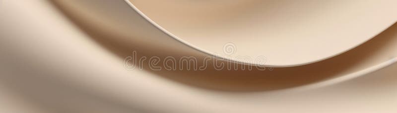 Texture Beige Paper Strict Smooth Curves Minimal Style Panoramic Banner ...