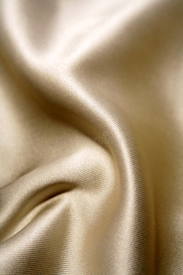 Texture of Beige Silk Fabric Stock Photo - Image of folds, abstractly ...