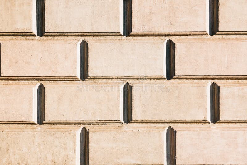 Texture, Beige Stone Blocks, Facade of Walls of an Old Building ...