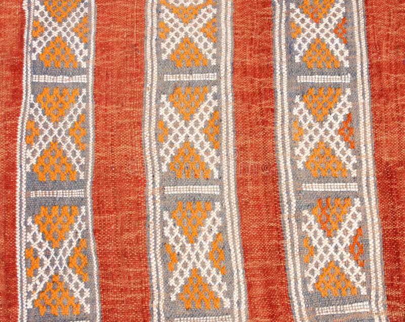 Texture of Berber Traditional Wool Carpet, Morocco, Africa Stock Photo ...