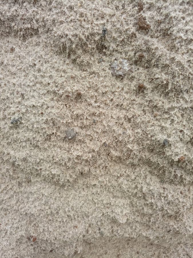 The Texture and Bizarre Pattern of Wet River Sand after Rain, Piled Up ...