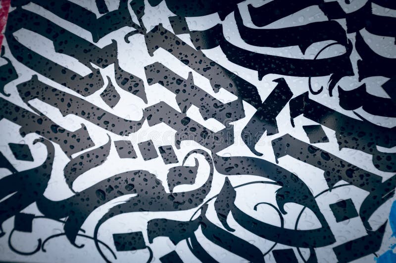 Texture. Abstract Patterns of Black and Red on a White Background Stock ...