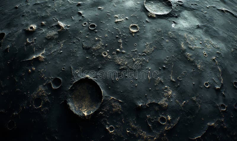 Texture Black Background in Planet Texture Style. Stock Image - Image ...
