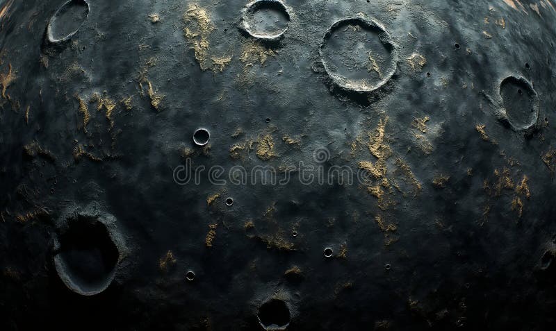 Texture Black Background in Planet Texture Style. Stock Image - Image ...