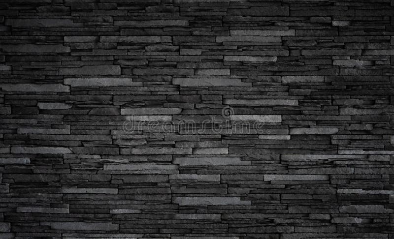 Abstract Black and Grey Stone Grunge Background Wall Texture.Vintage Texture of Black Stone Wall ...