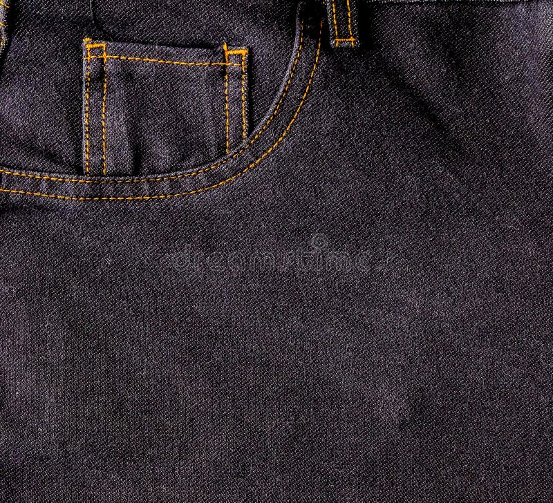Texture of Black Denim Fabric ,jeans Stock Image - Image of stitch ...